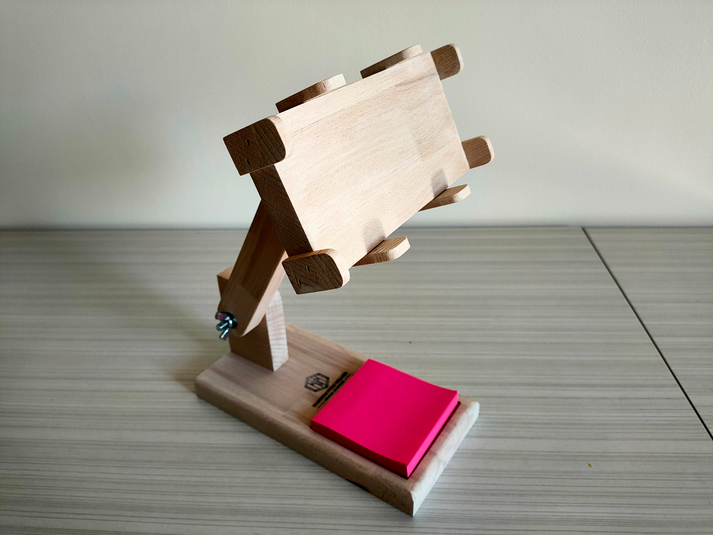 Beech Phone Holder for Office - Etsy