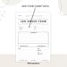 Editable Job Work Order Template: Customizable Invoice for Canva (A4/US ...