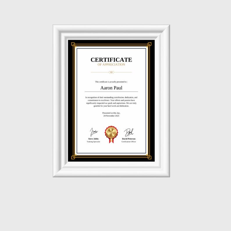 Editable Certificate of Appreciation - Printable Recognition Award ...