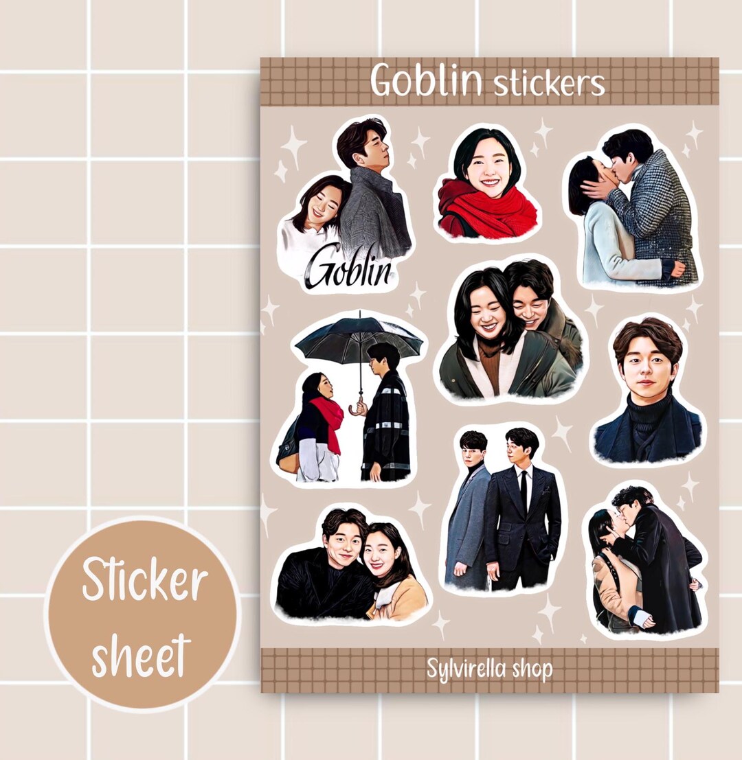 Goblin Sticker Sheet Kdrama Stickers Goblin Stickers Bullet Journal ...