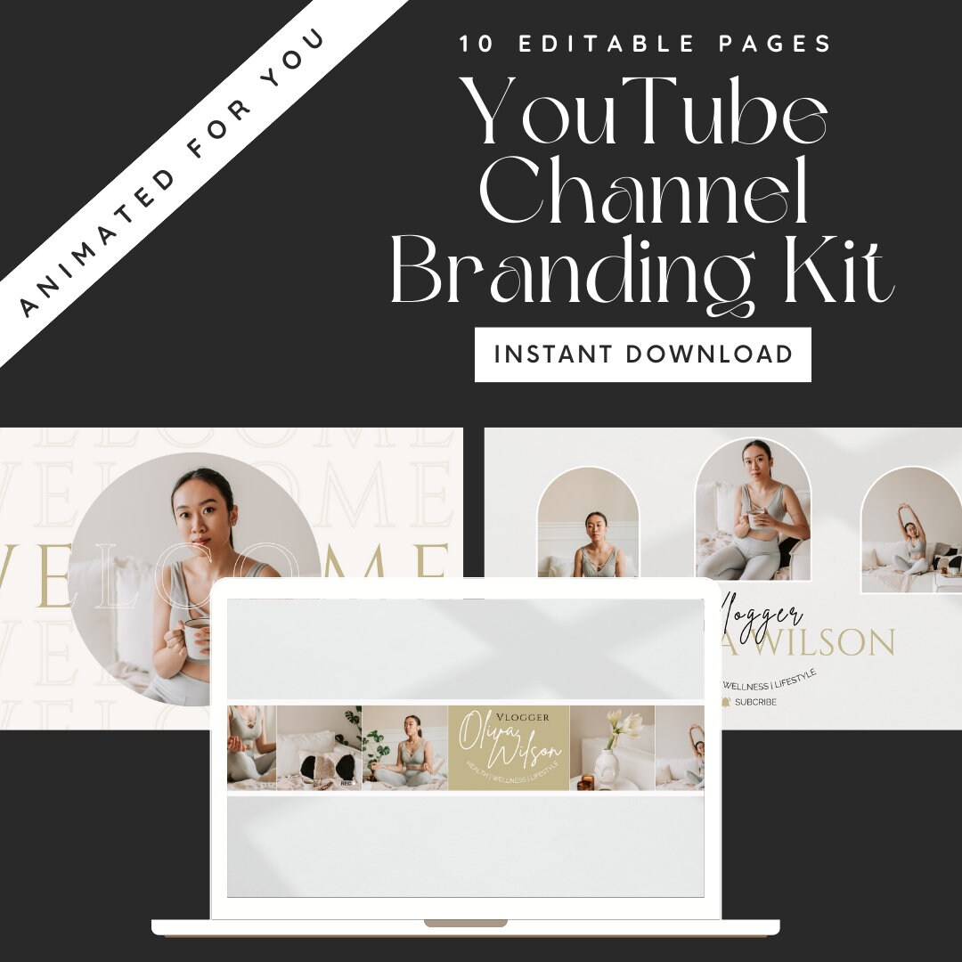 Editable Youtube Banner Template | Youttube Intro and Outro Designs ...