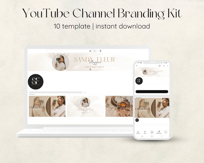 Editable Youtube Banner Template | Youttube Intro and Outro Designs ...
