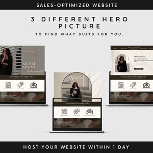 Virtual Assistant Website Template | Canva Website Template | Social ...