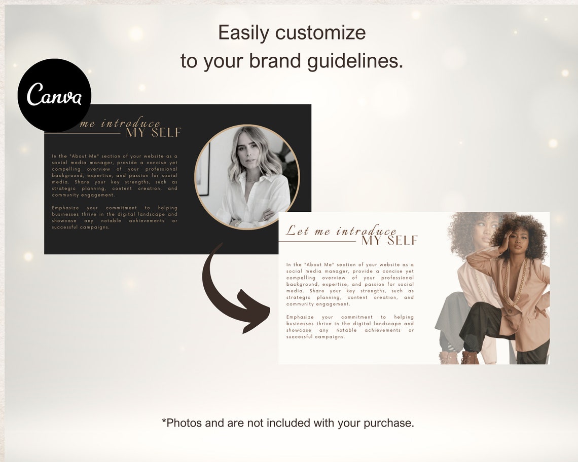 Website Template for Social Media Manager Social Media Portfolio ...