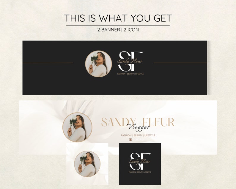 Editable Youtube Banner Template | Youttube Intro and Outro Designs ...