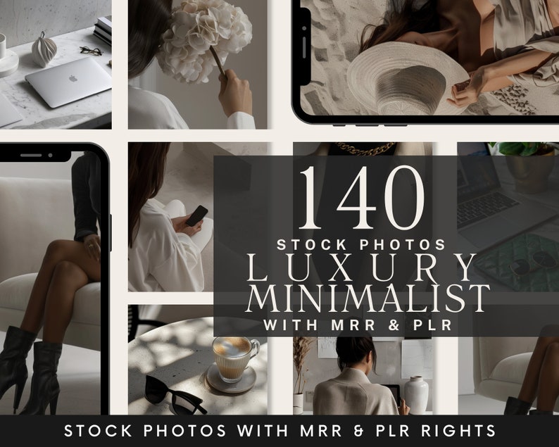 140 Luxury Minimalist Stock Photo Collection for Faceless Marketing ...