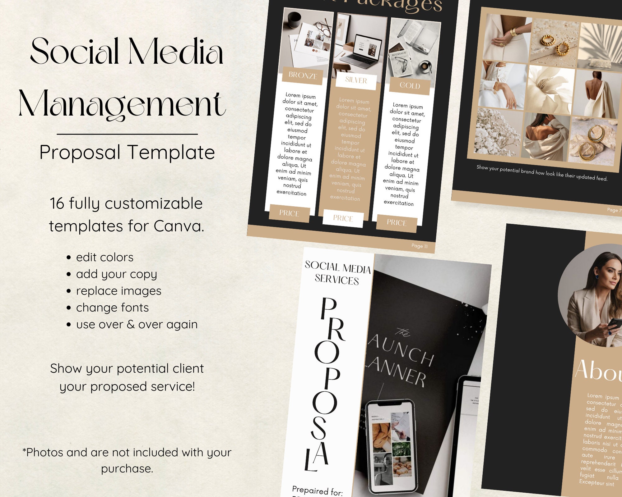 Proposal Social Media Proposal Template for Social Media Managers ...