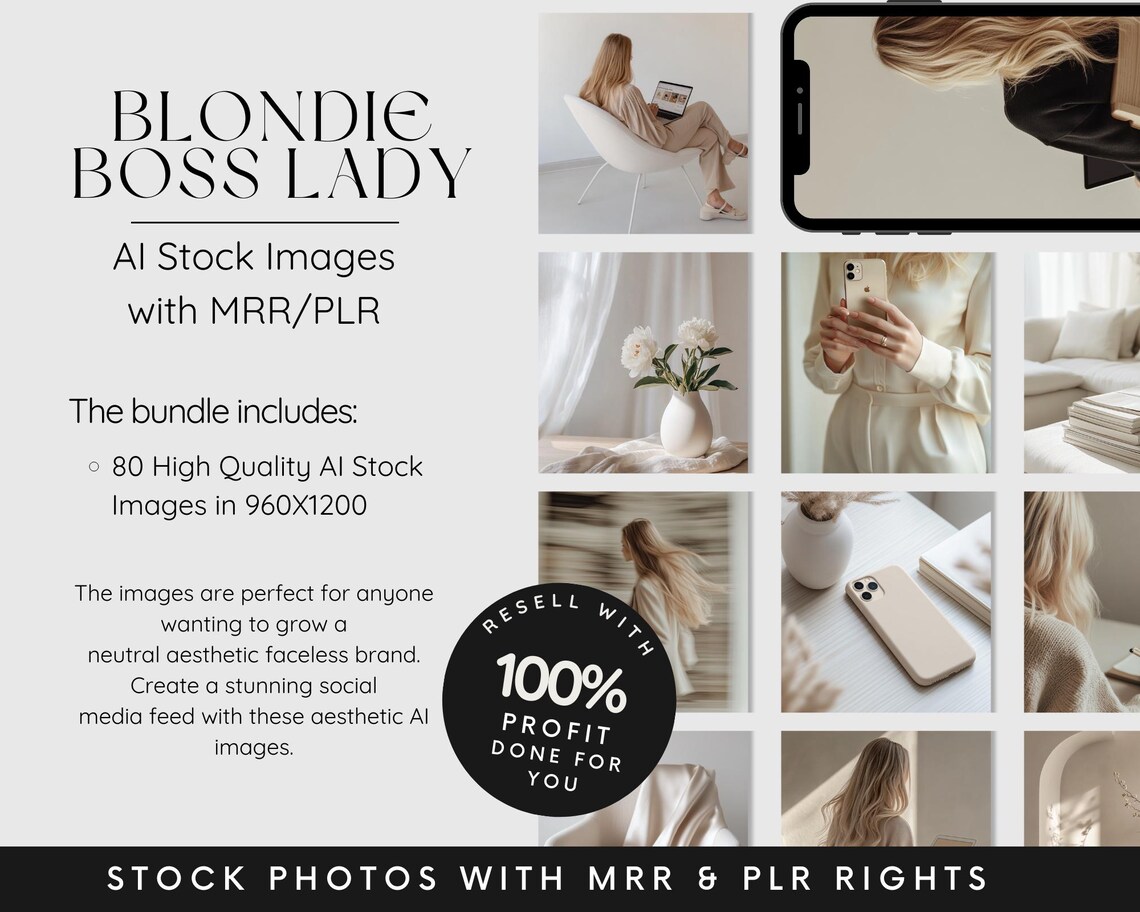 Aesthetic AI Photo Collection for Faceless Instagram Realistic AI ...