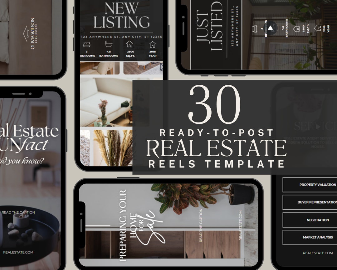 Real Estate Marketing Reel | Real Estate Video Reel Templates | Realtor ...