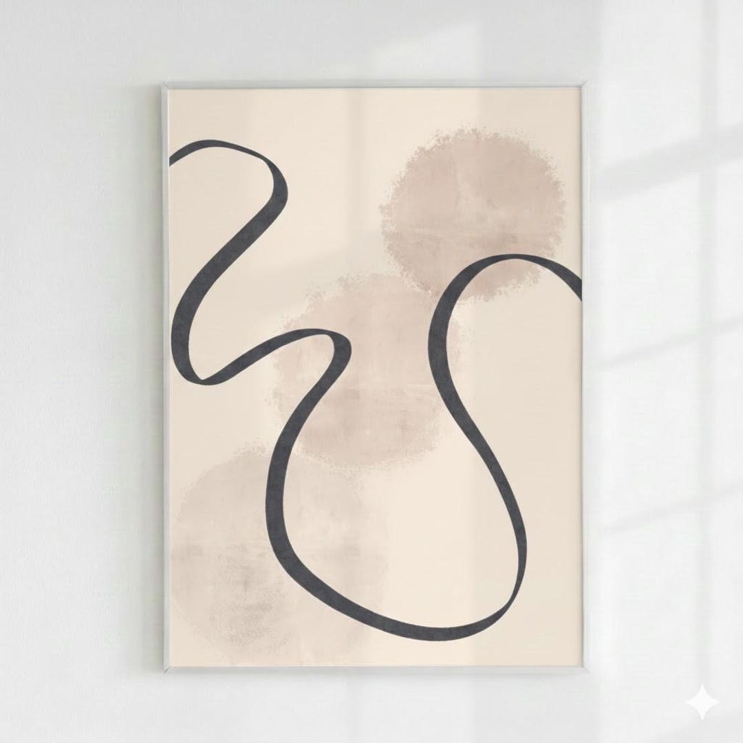Abstract Line - Printable Print | Exclusive Digital Art Illustration ...