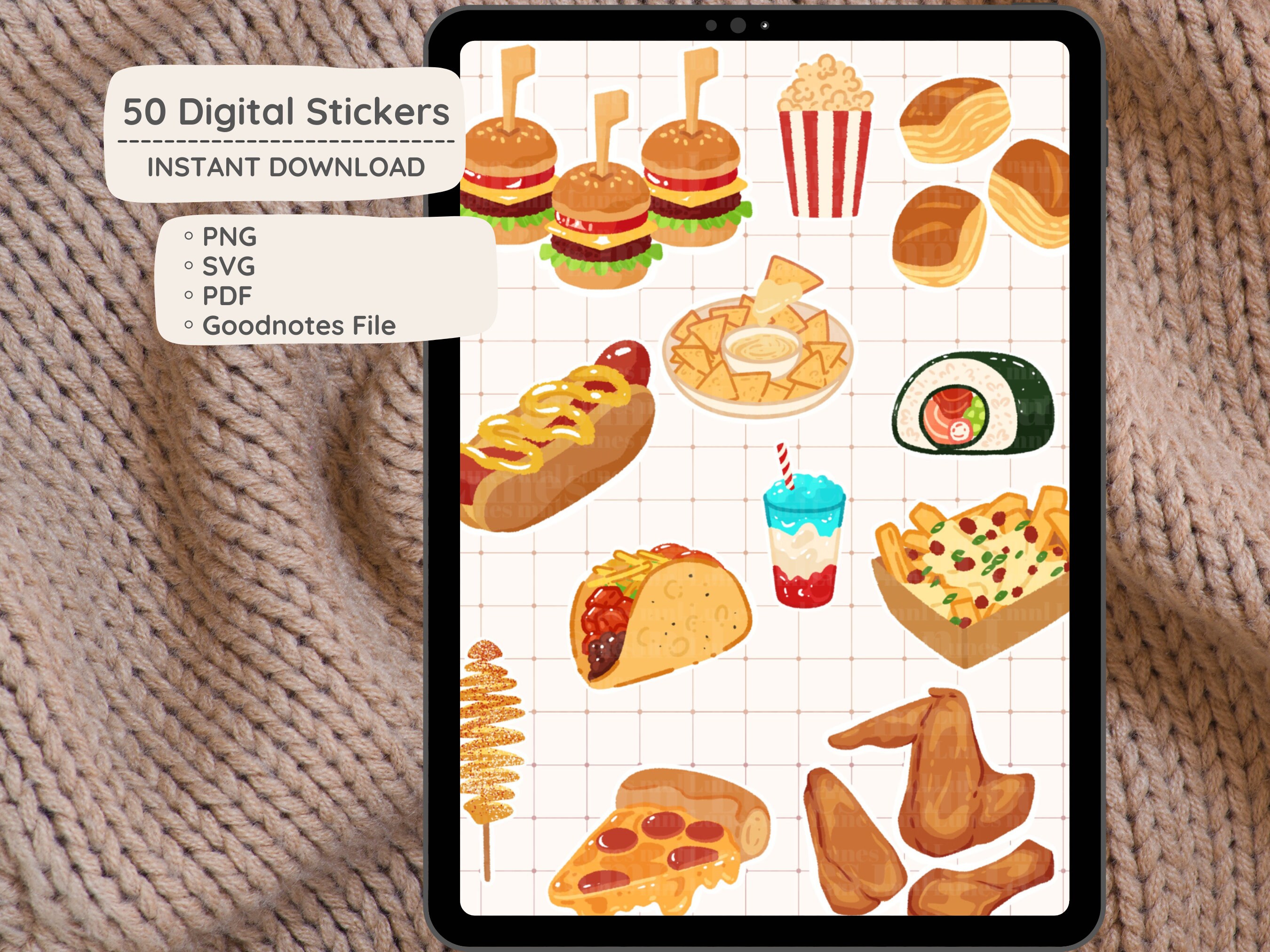 Fun Digital Stickers Sarcasm SVG Files Foodies Printable - Etsy