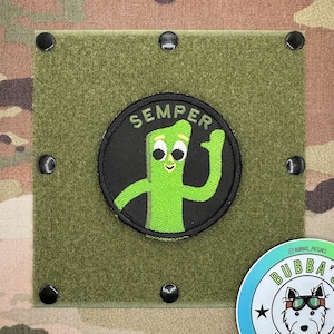 SEMPER GUMBY Morale Patch Embroidered Patch Gumby Patch Subdued Morale ...