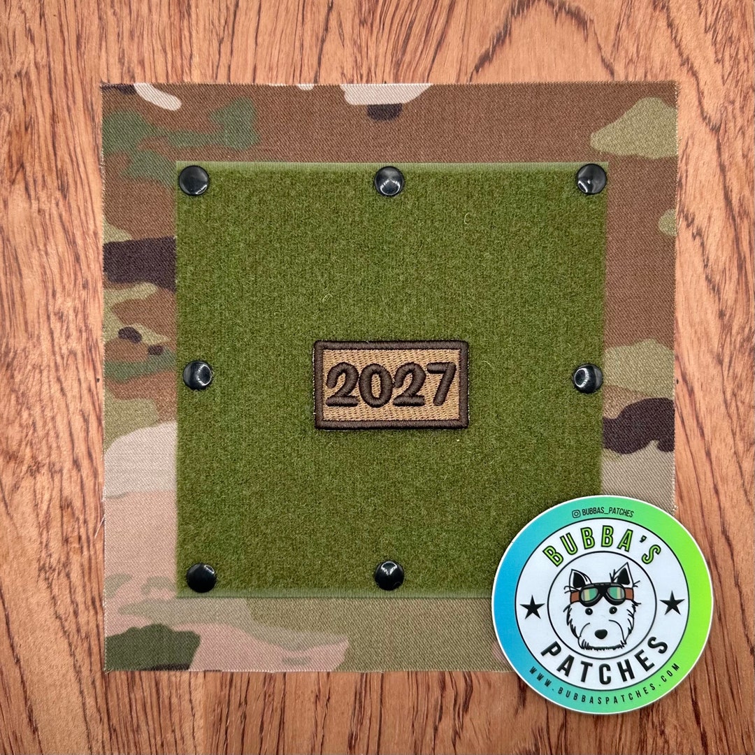 3D Puff 2027 Tab 2027 Patch 2027 Morale Patch - Etsy