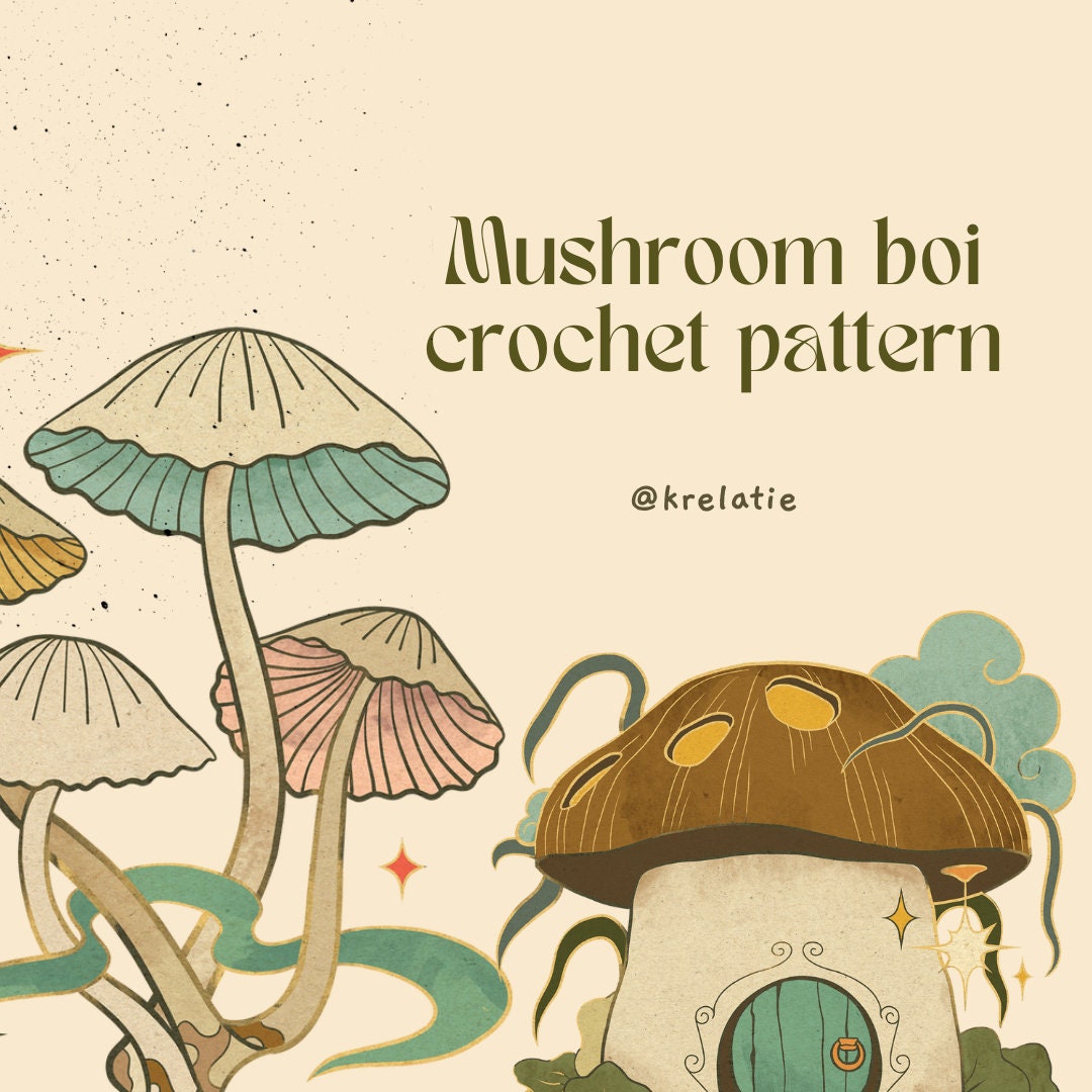 Mushroom Boi Crochet Pattern - Etsy