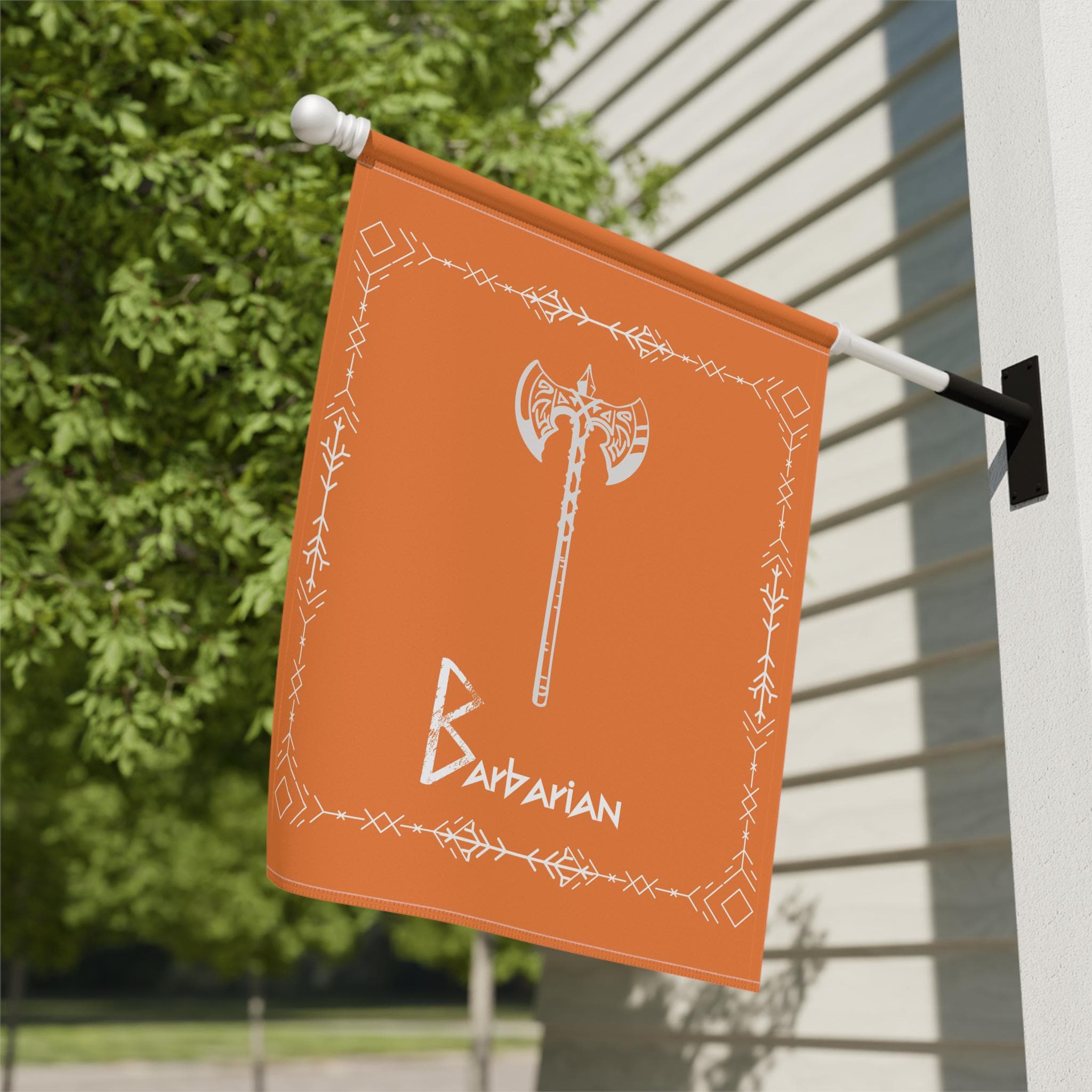Barbarian Garden or House Flag - Etsy