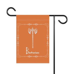 Barbarian Garden or House Flag - Etsy