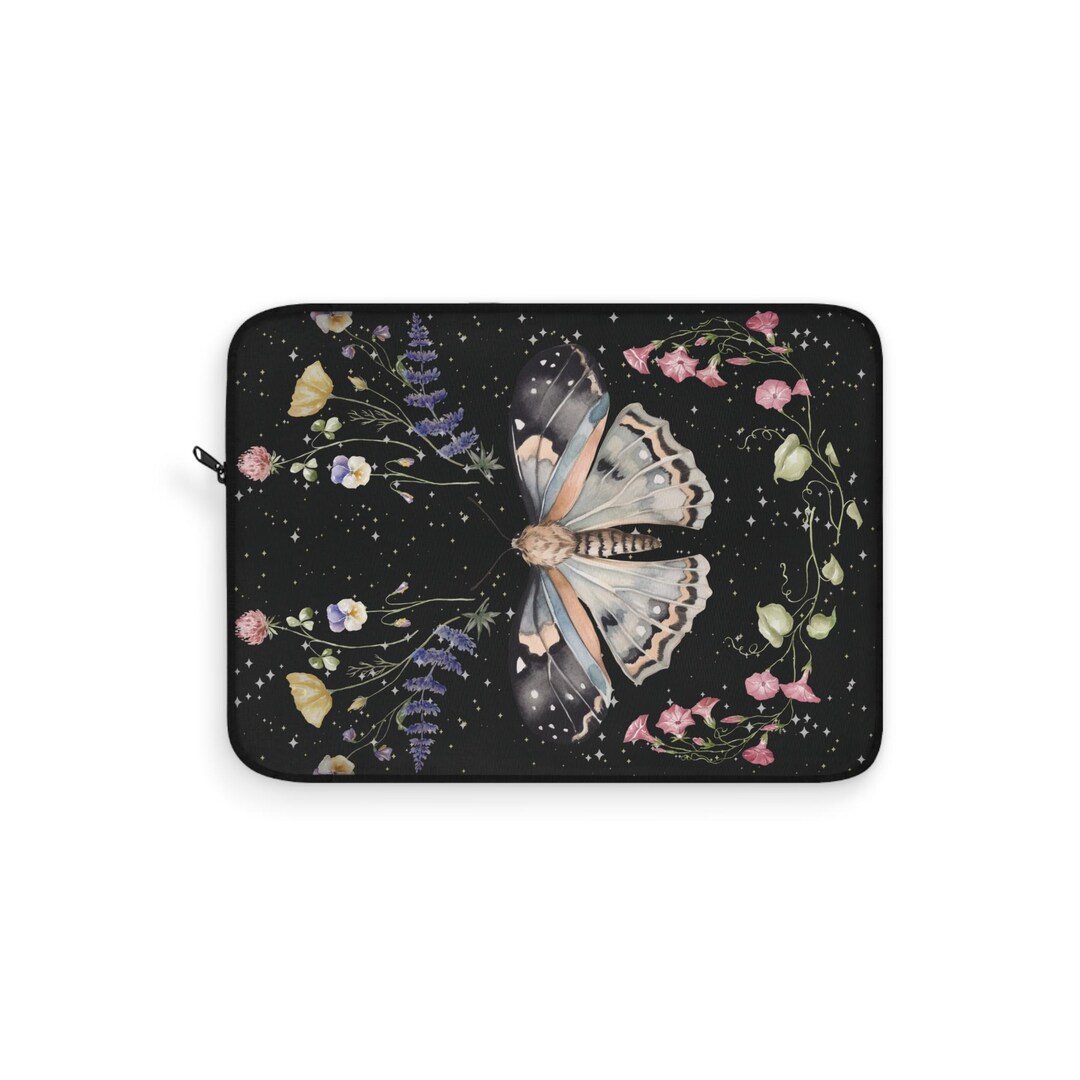Wildflower Moth Tablet / Laptop Sleeve Case - Etsy