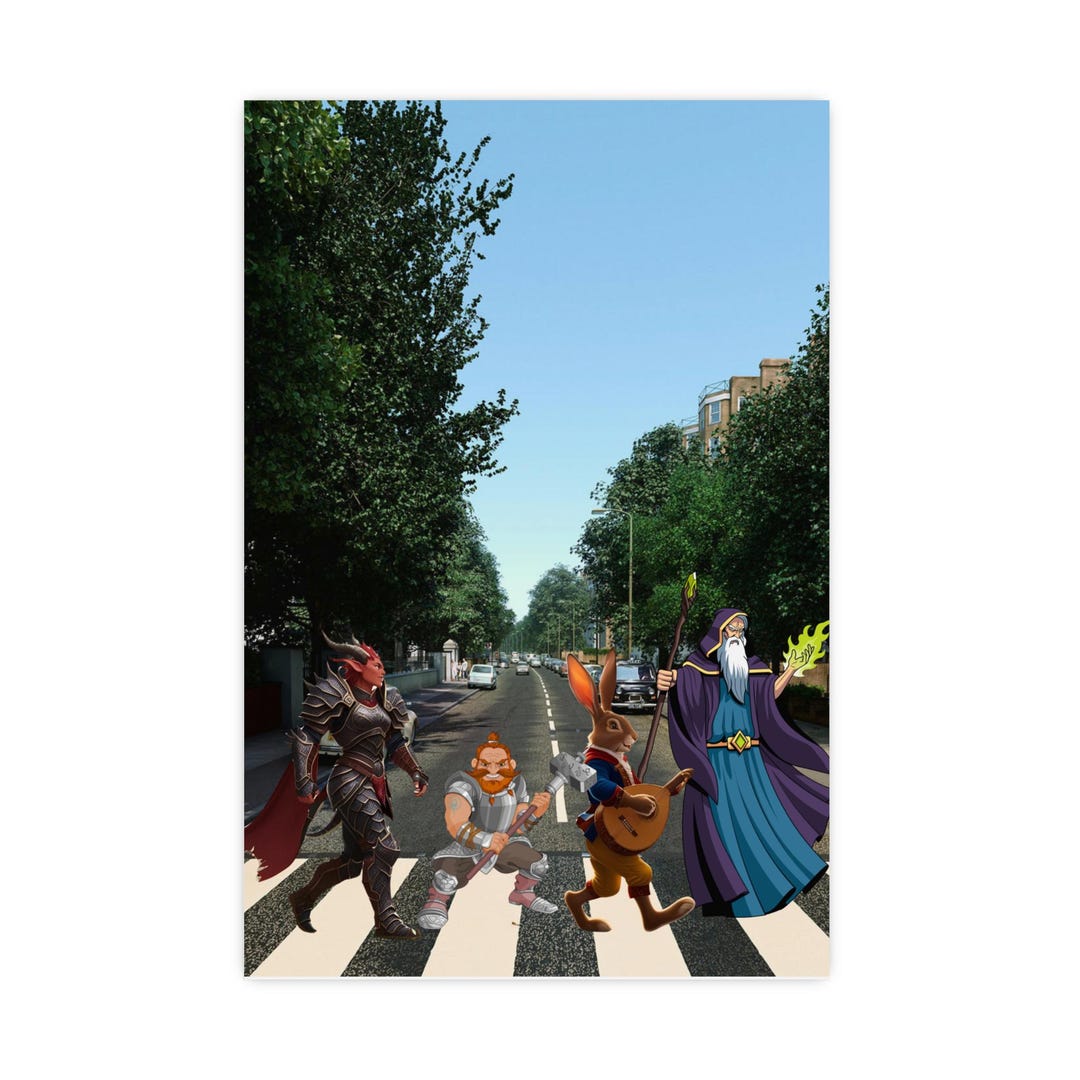 Dnd Abby Road Poster - Etsy