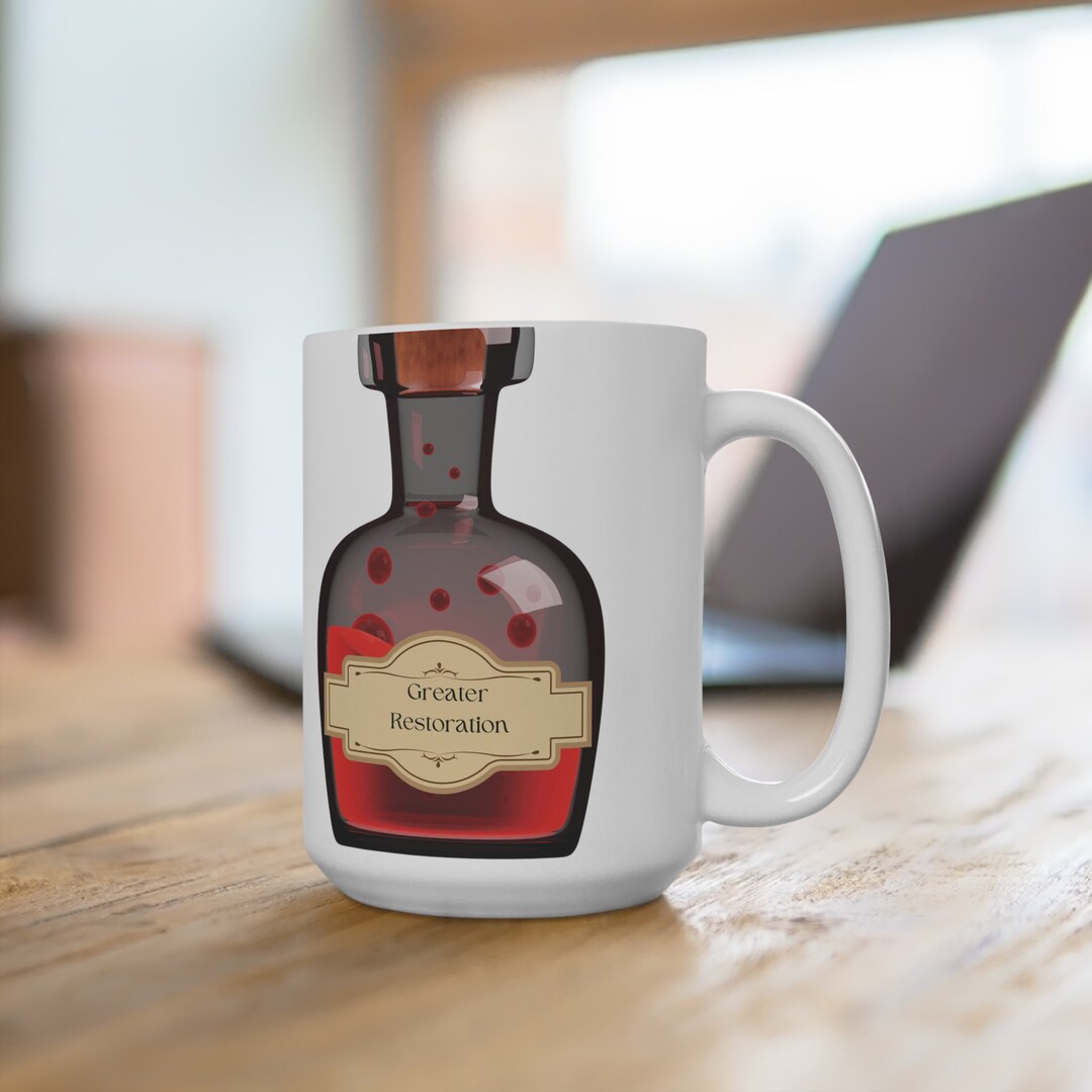 D&D / Dnd Greater Restoration Mug 15oz - Etsy