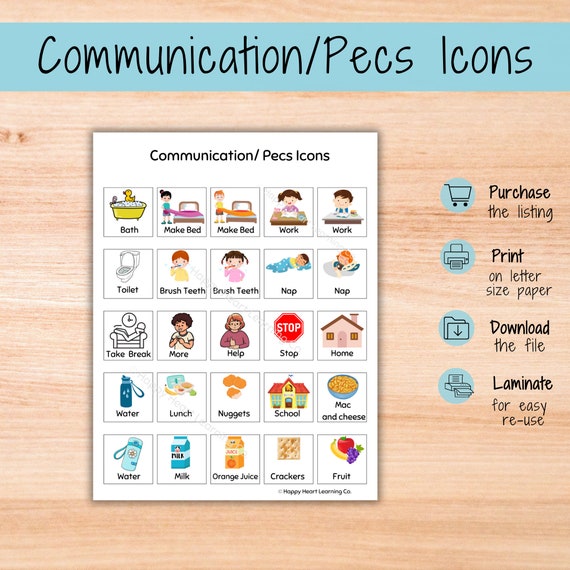Autism Icons For Home Use