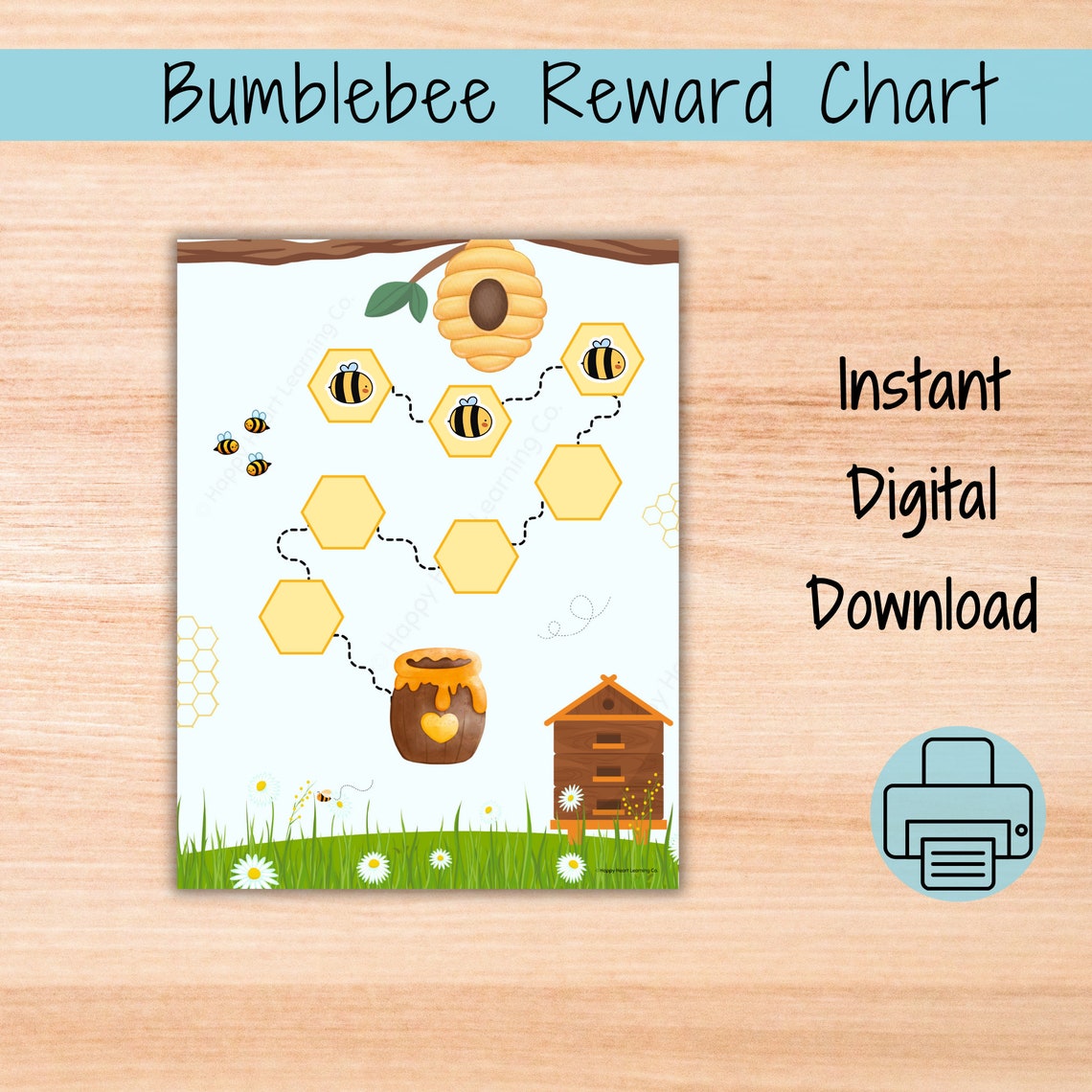 Bumblebee Reward Chart - Etsy