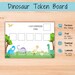 DINOSAUR TOKEN BOARD Autism and Nonverbal Printable - Etsy