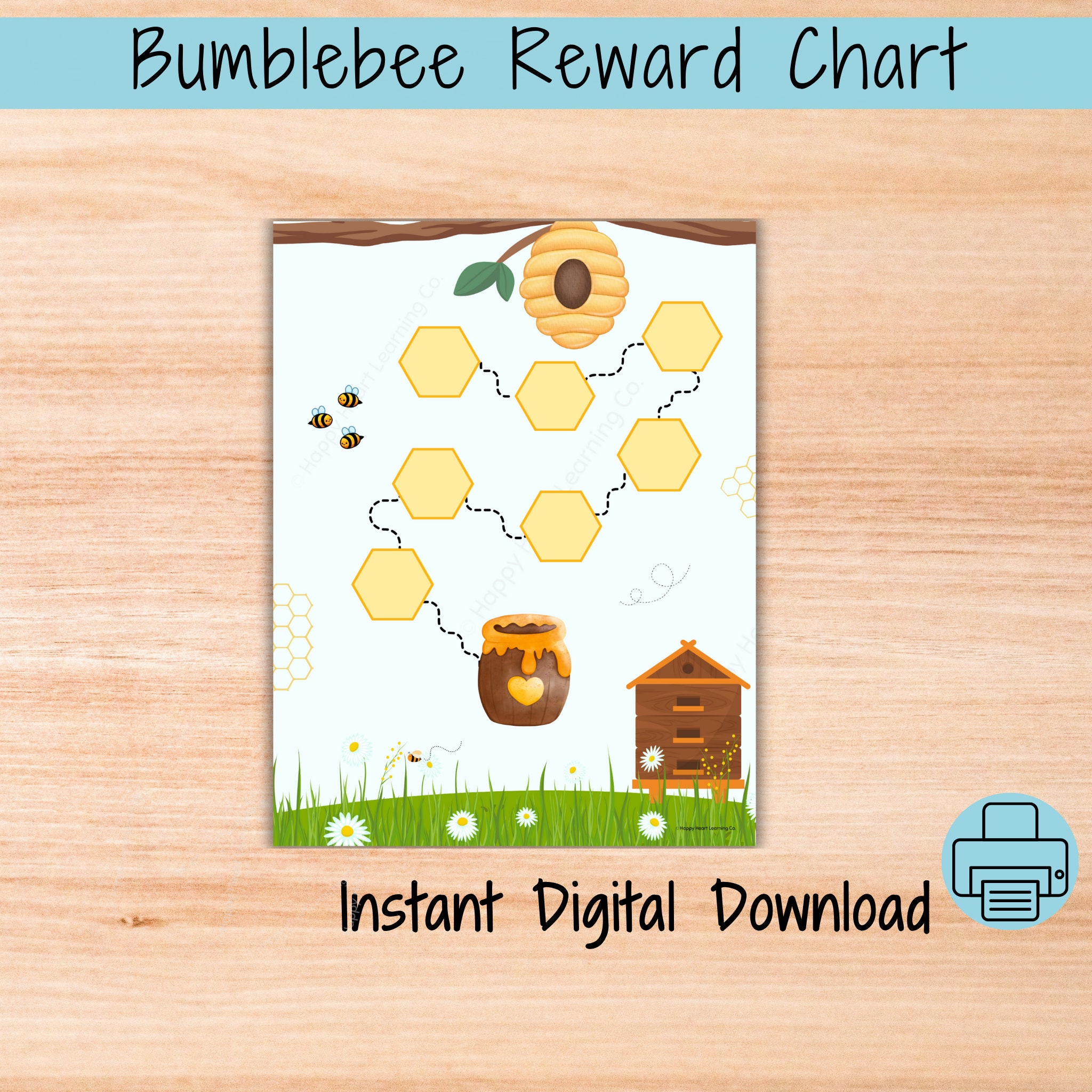 Bumblebee Reward Chart - Etsy