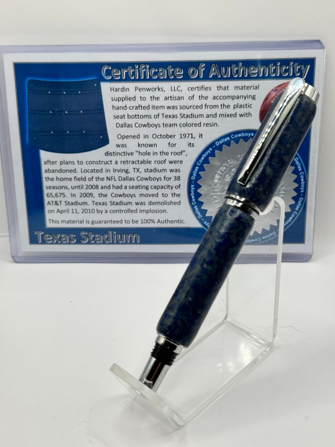Custom Hybrid Dallas Cowboys Stadium Executive Pen - Etsy