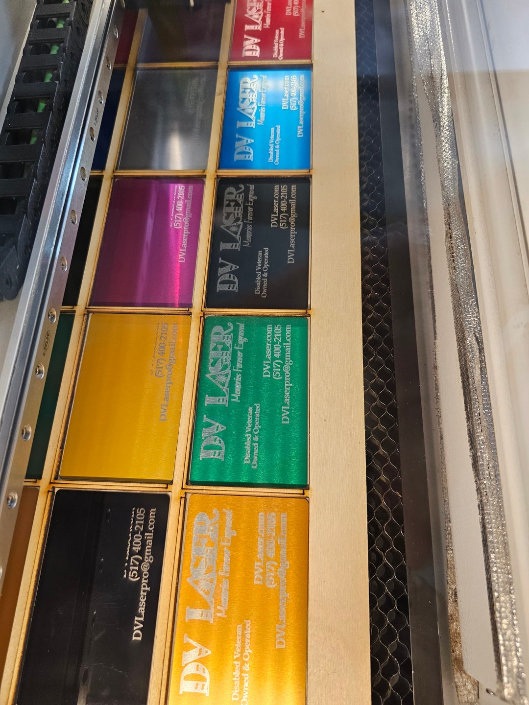 Laser Engraved Business Cards, Custom Metal Business Card, Metal ...