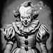 Clown - Grayscale It - Engrave With Laser or Print - Etsy