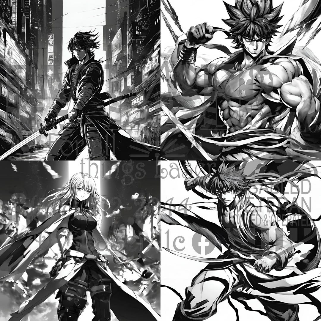 Anime Digital File - Print or Engrave - PNG File - Etsy