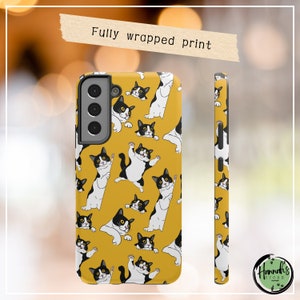 Apple iPhone and Samsung Impact-resistant Phone Cover With Cute Black ...