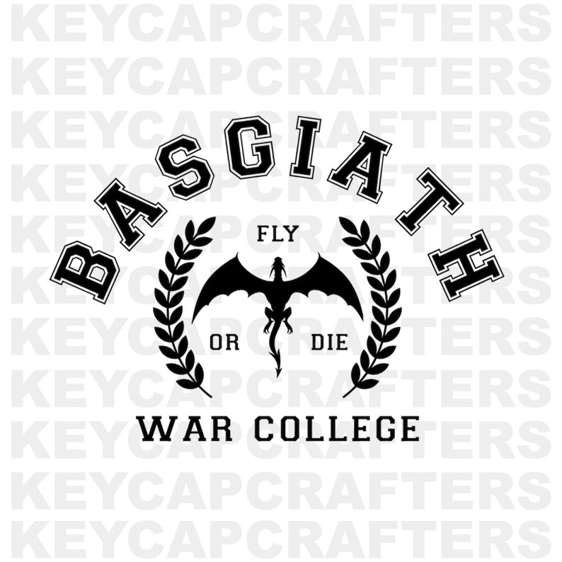Fourth Wing Inspired SVG Basgiath War College PNG Dragon Riders ...