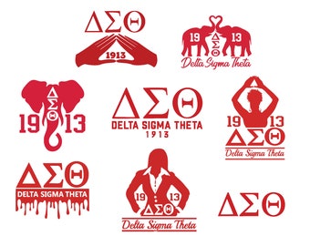 Delta Sigma Theta Svg Png, 1913 Hand Sign Cut File, Delta Sigma Theta ...
