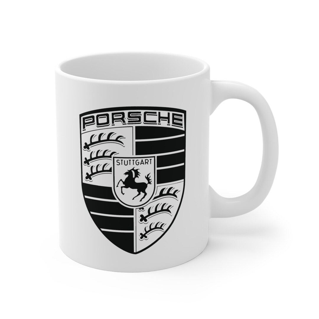 Classic Porsche Logo Mug car Themed Gift Mug Christmas - Etsy
