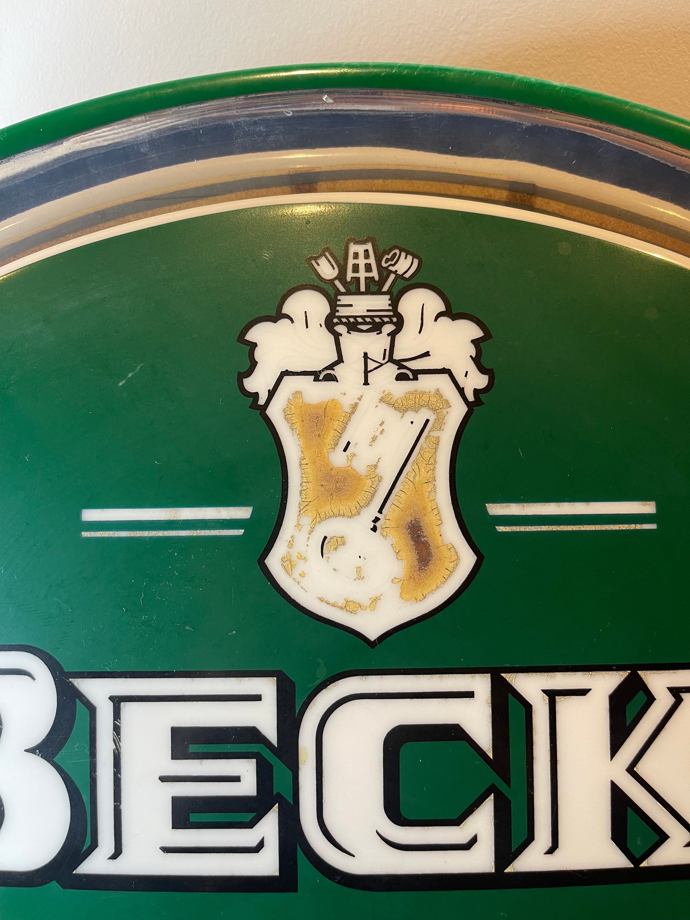 Vintage BECK'S Poster Authentic Beer Lovers Germany - Etsy