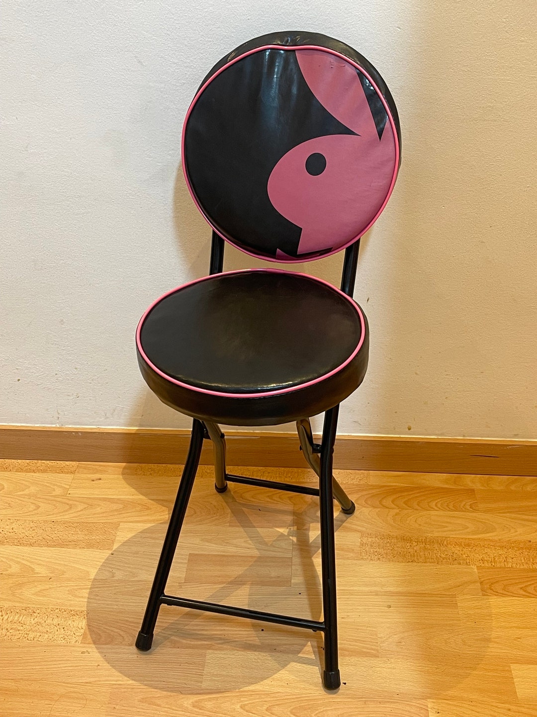 RARE Vintage Playboy Chair Folding Stool Decoration Y2k - Etsy