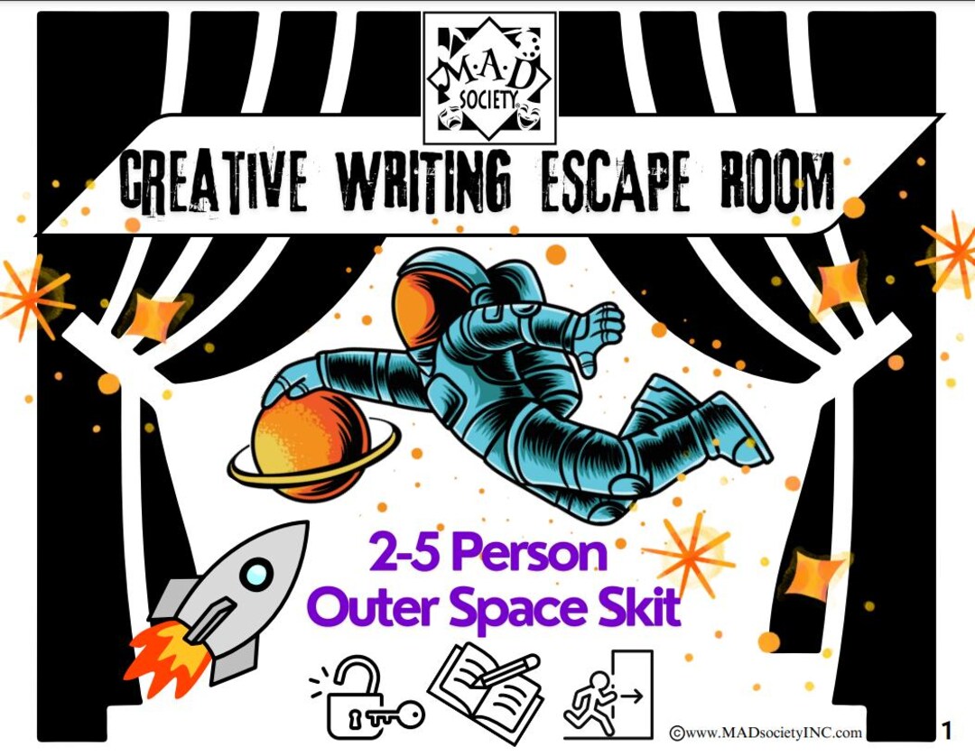 Creative Writing Escape Room - Outer Space - Etsy