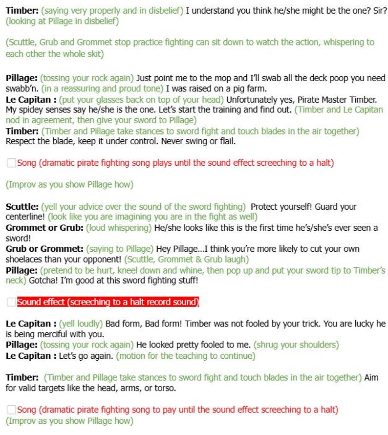 Skit Script Bad Form, Bad Form - Etsy