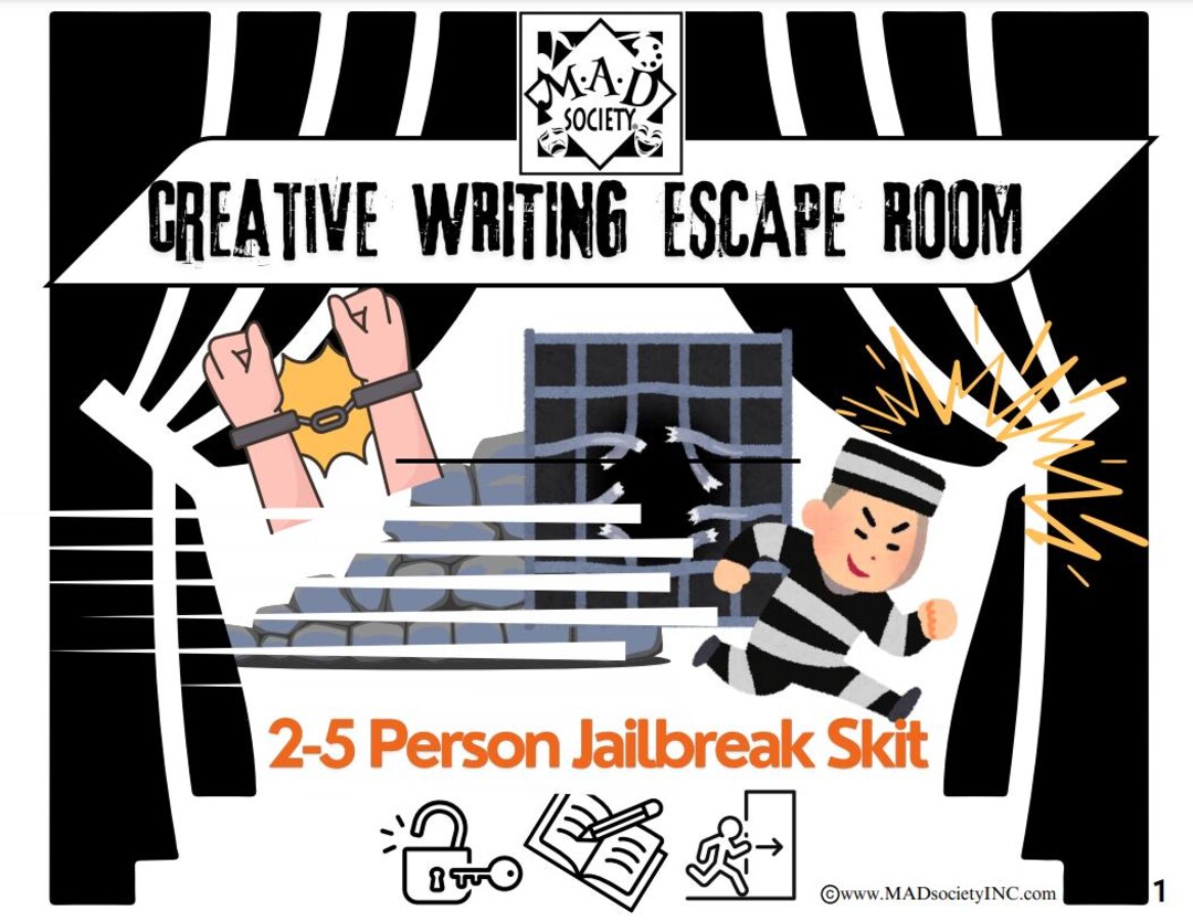 Creative Writing Escape Room - Jail Break - Etsy