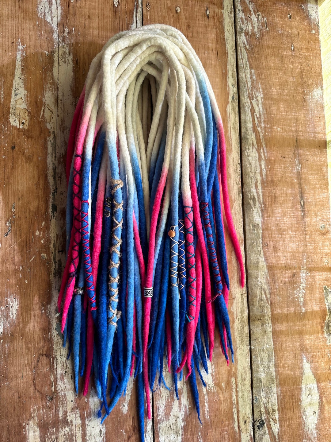 Double Ended Wool Dreadlocks Extensions - Etsy