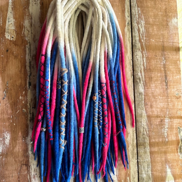 Wool Dreadlock Extensions - Etsy