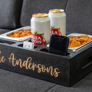 Couch Organizer Box, Tv Controller Stand, Personalized Mini Couch Bar ...