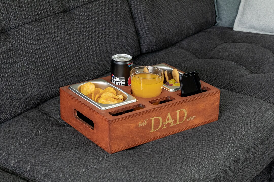 Couch Box, Personalized Sofa Butler; Tv Box; Sofa Butler; Couch Console ...