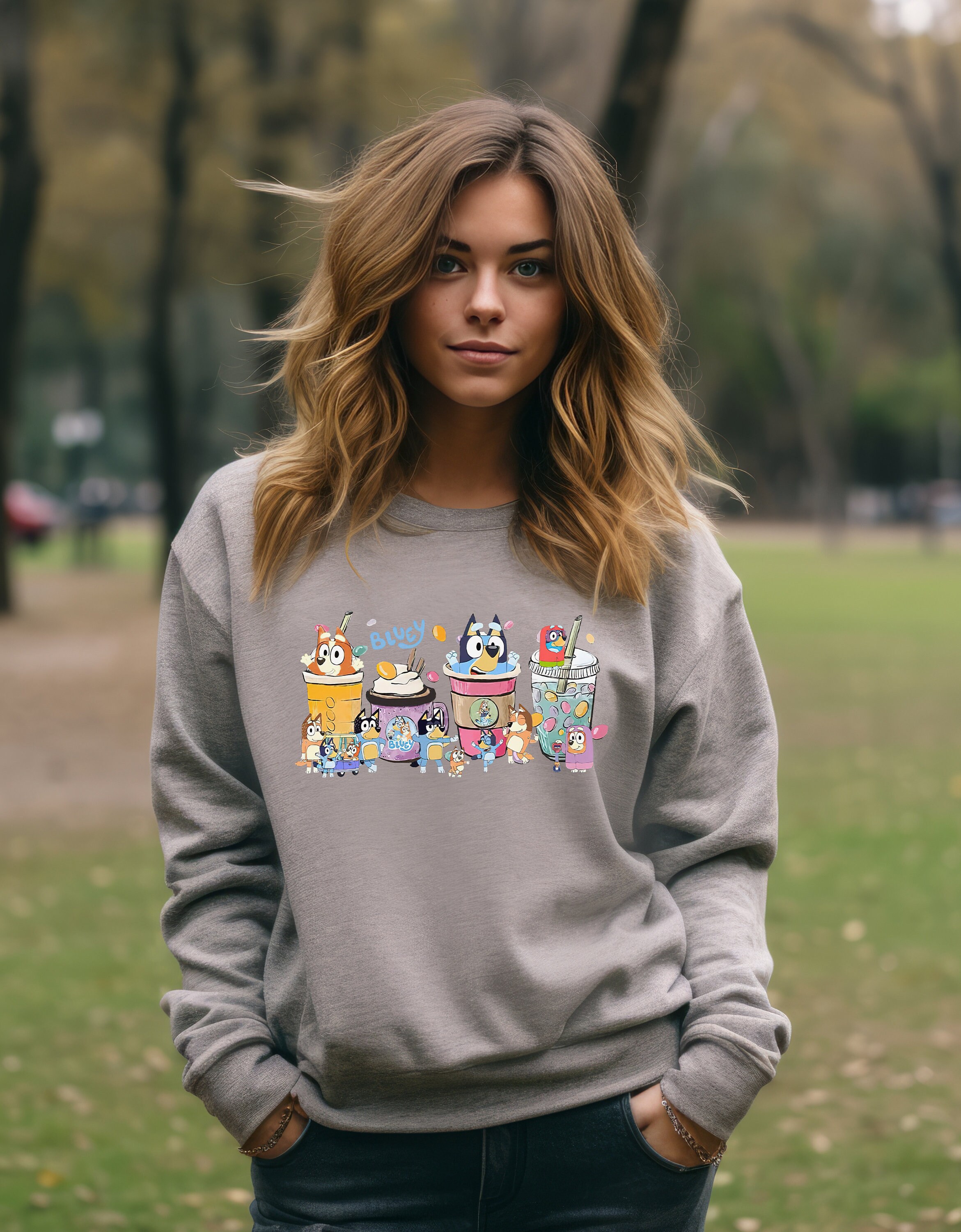 Bluey Crewneck, Bluey Sweatshirt, Soft Bluey Crew, Friend Gift ...