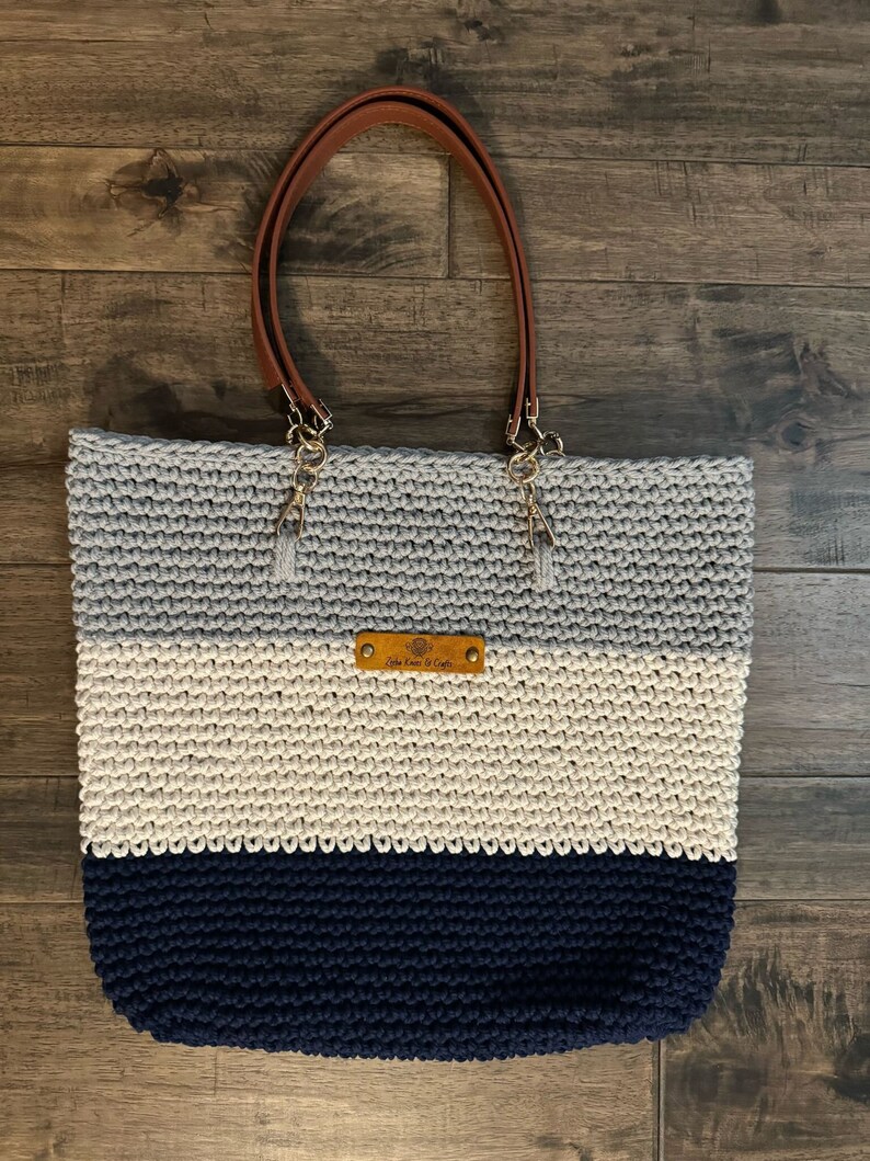 Handcrafted Crochet Tote Bag - Etsy
