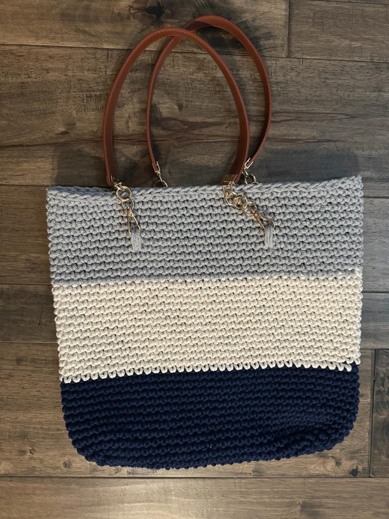 Handcrafted Crochet Tote Bag - Etsy