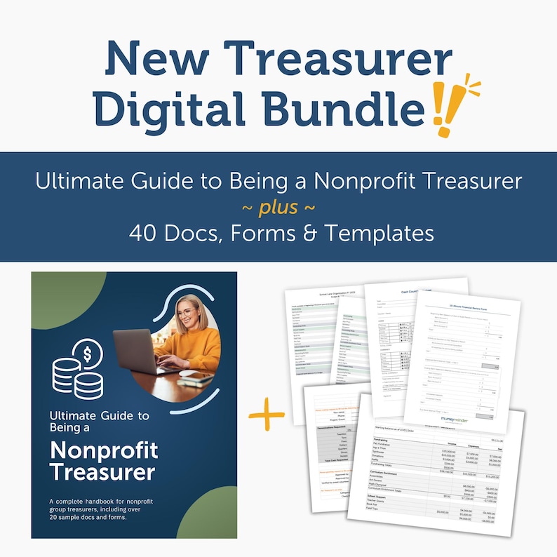 New Treasurer Bundle: Ultimate Guide + Templates - Etsy