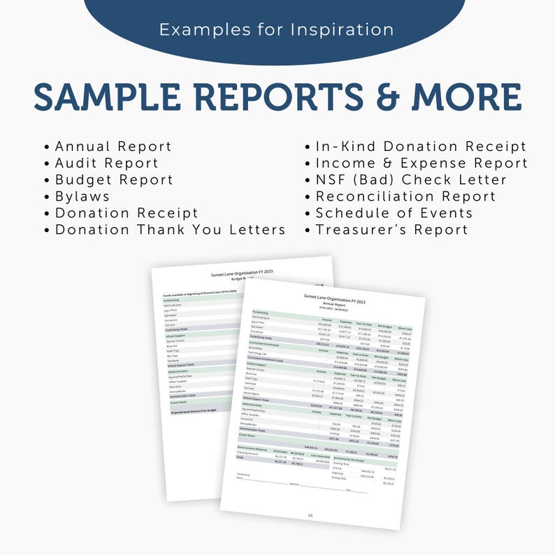 40+ Treasurer Templates, Forms, Spreadsheets, Letters, Checklists and ...