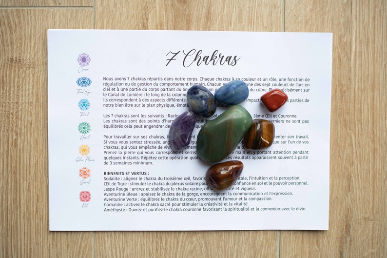 The 7 Chakras, Their Benefits and Virtues - Etsy